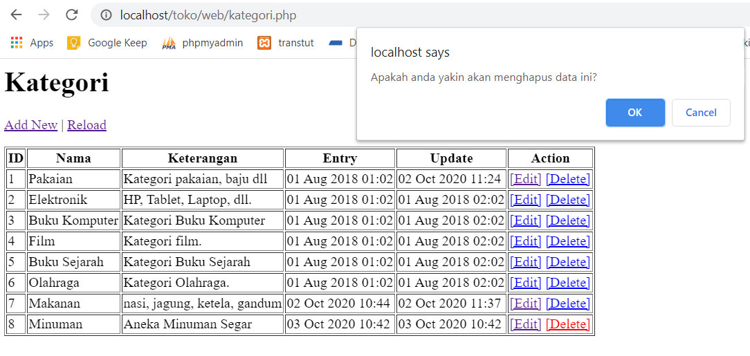 Menghapus Data Menggunakan Rest Api Php Mysql Part 5 Rasupe 9873